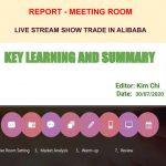 Key Learning -Live Stream Show Trade in Alibaba - MF Keichy